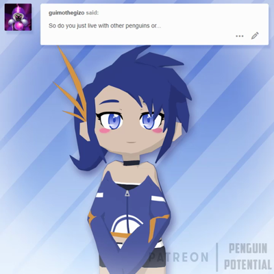 PenguinPotential🎨: "#animation Aya meets a new friend..?" - 🔞 baraag.net