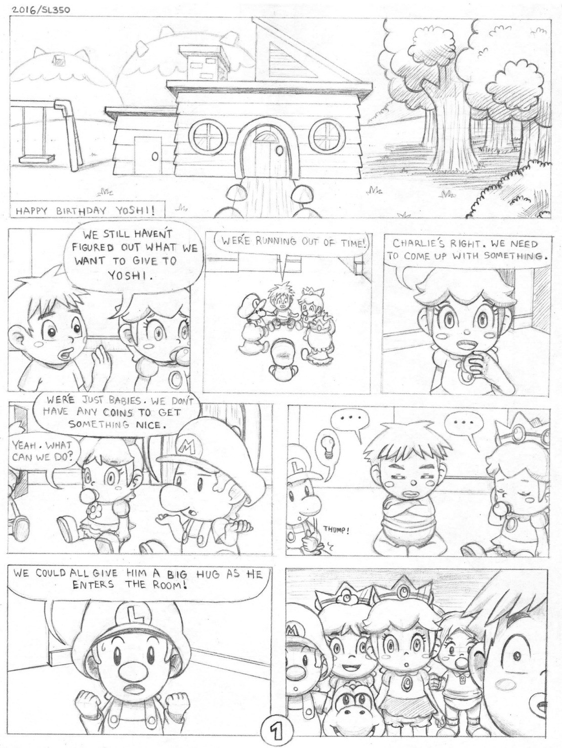 SL350: ""Happy Birthday Yoshi!" This is the first comic …" - 🔞 baraag.net