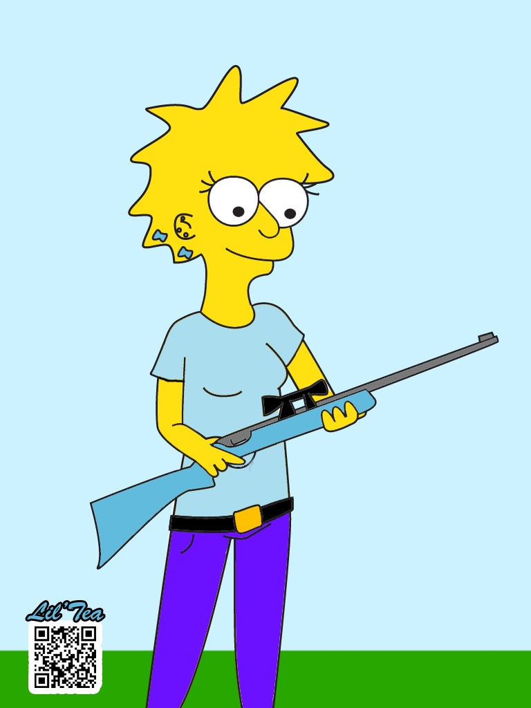 lillytea: "Maggie Simpson with a Gun" - 🔞 baraag.net