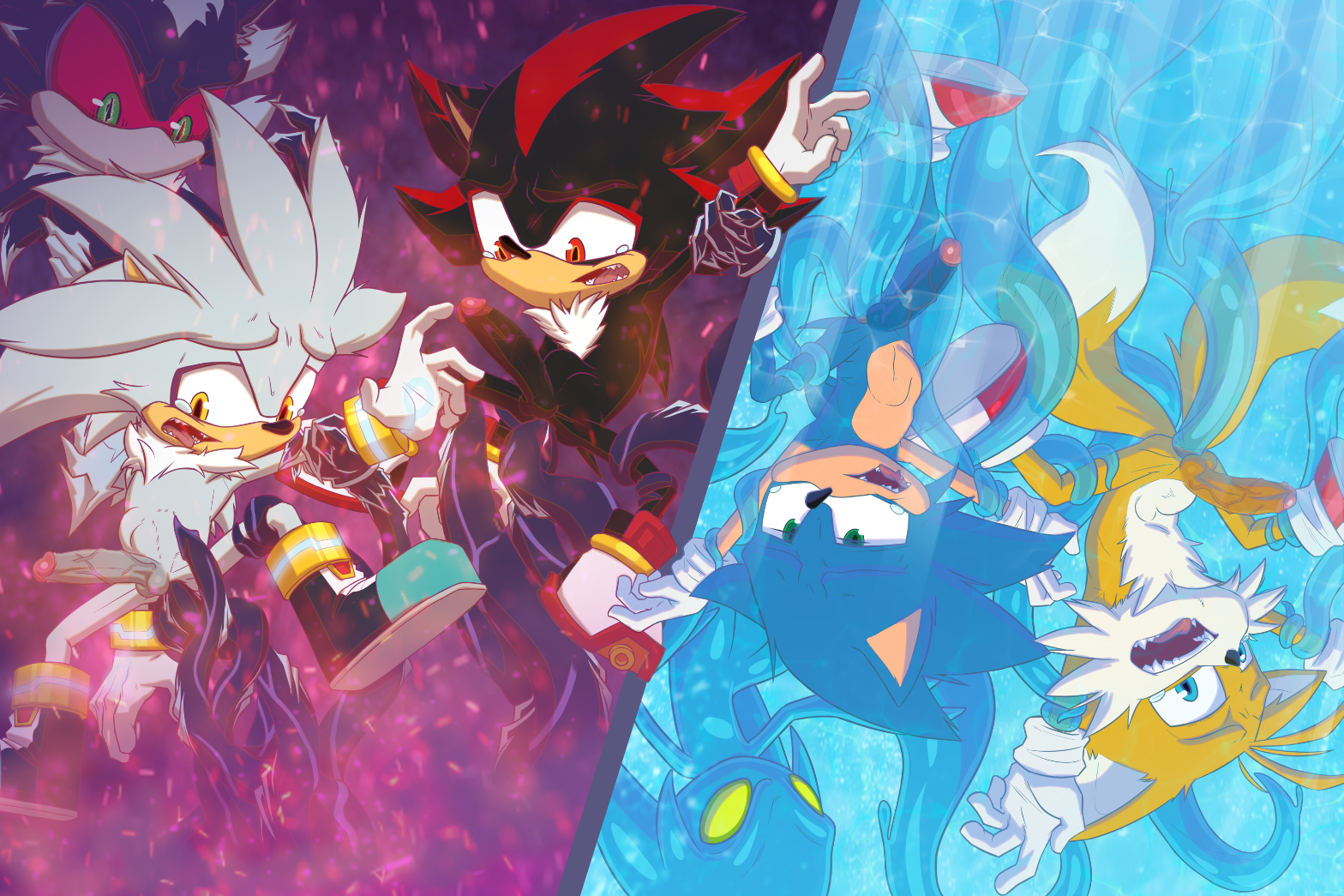 Inicka-Iniers :verified:: "To celebrate the special day~ SONIC DAY ...