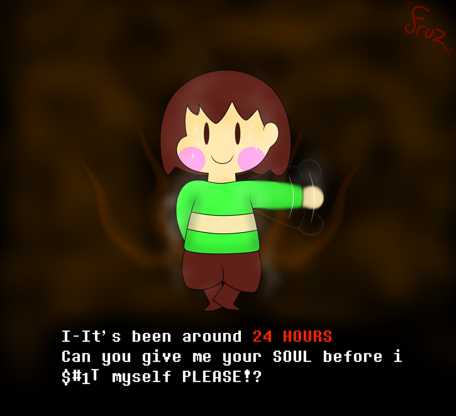 Fruz :verified: 🔞: "#fart #scat #hypermess #fruztober 20 Chara from U ...