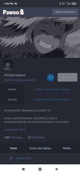 shinpocalypse: "Rip pawoo. 2017-2022 I've migrated my account, s…" - 🔞 ...