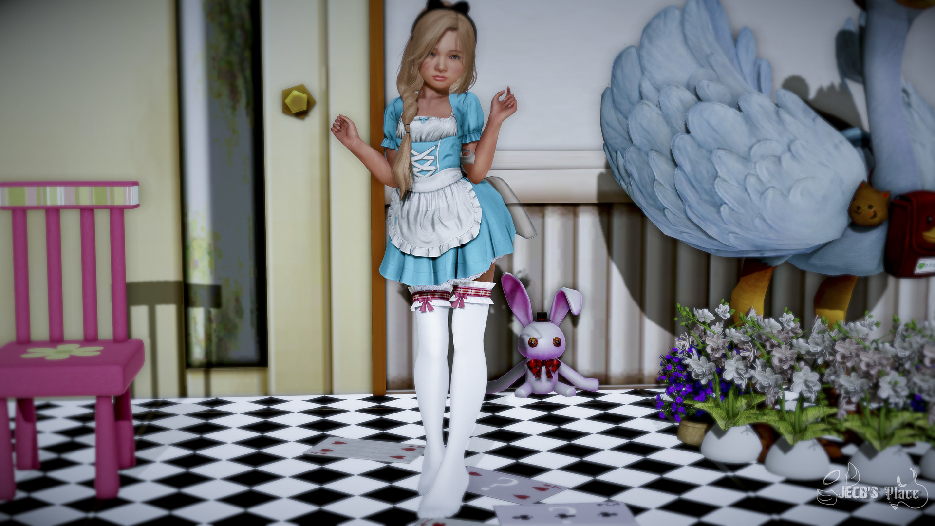 JecbsPlace (Fantasy): "Dasha (Alice in Wonderland) (En Proceso) #loli #l…" - 🔞 baraag.net