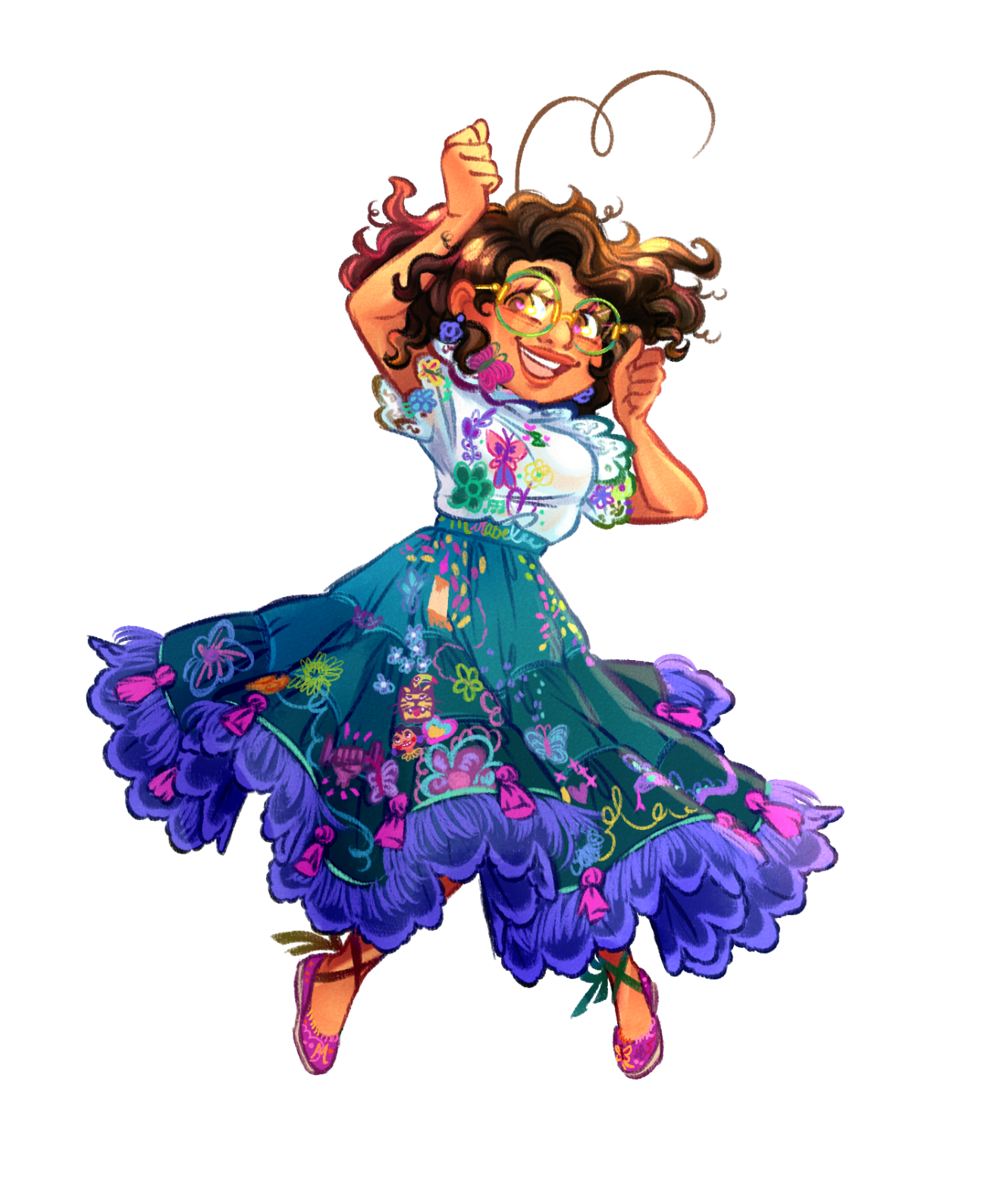 nerfbunni, brumira Queen: "mirabel for a colab #ENCANTO #mirabel # ...