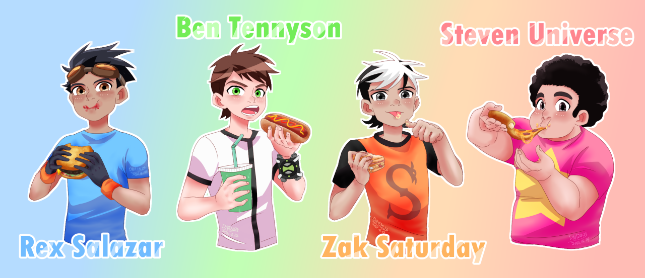 Memo: "@Lax Could you please draw Zak Saturday and Rex S…" - 🔞 baraag.net