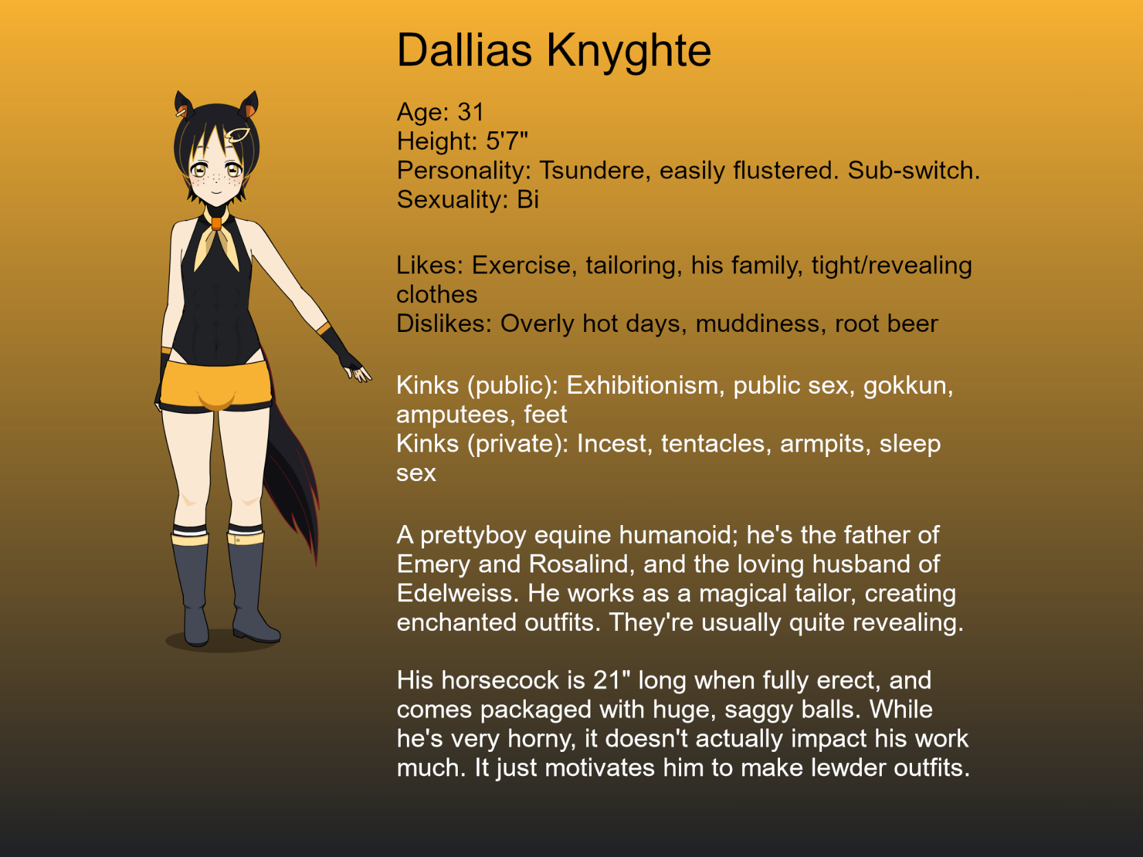 Ero-Pumpkin: "And finally, my shotasona's dad. You've heard of…" - 🔞 ...