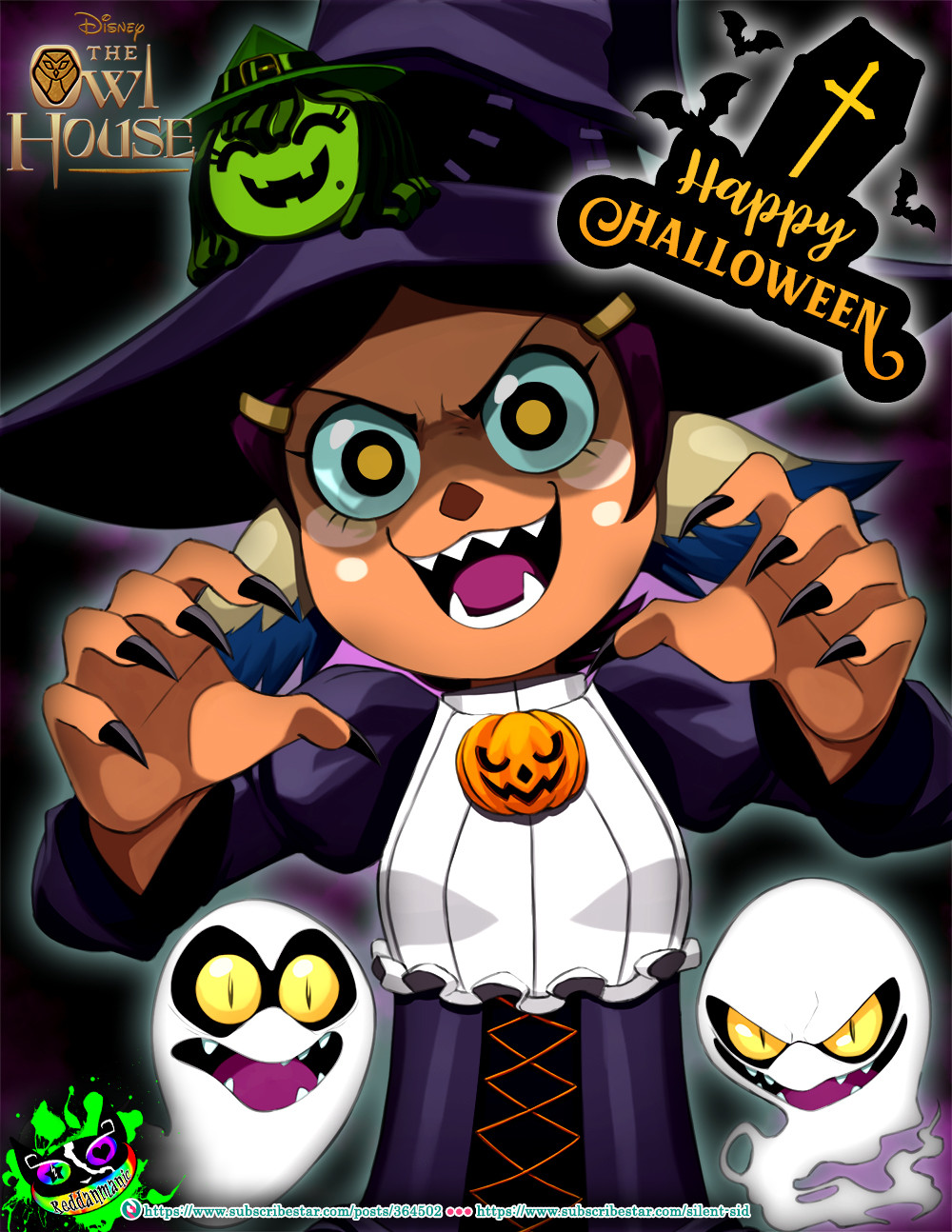 Silent-Sid 1992: "The Owl House - Vee - Halloween (2022 10 Oct) Ha ...