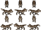 🔞Humbird0 Shares NSFW📡: "Here are the other #wolf #sprite I ripped from ...