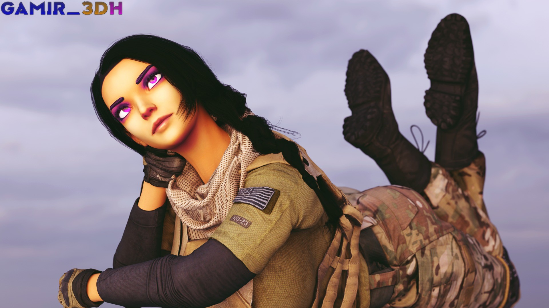 GAMIR_3DH: "Skye on the horizon." - 🔞 baraag.net