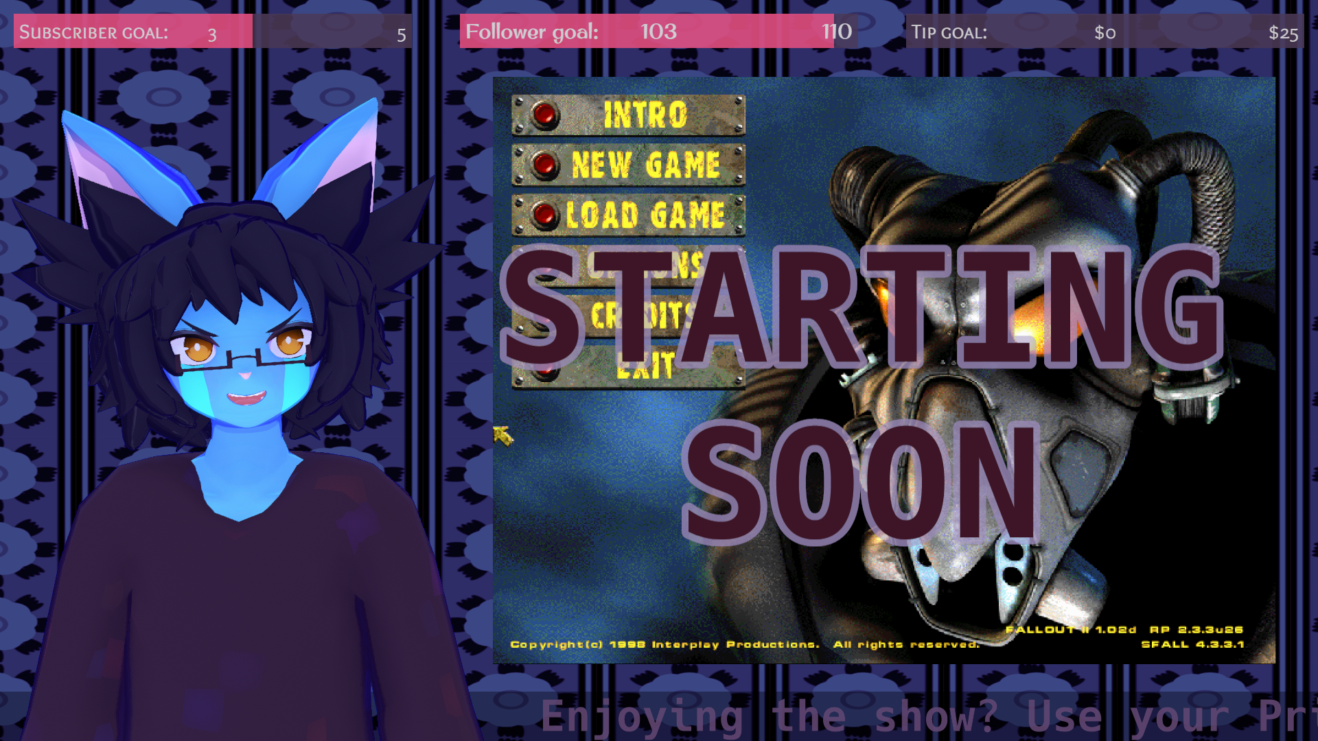The Beebz (YimYim): "Streaming semi-blind #Fallout 2 https://twitch.t ...
