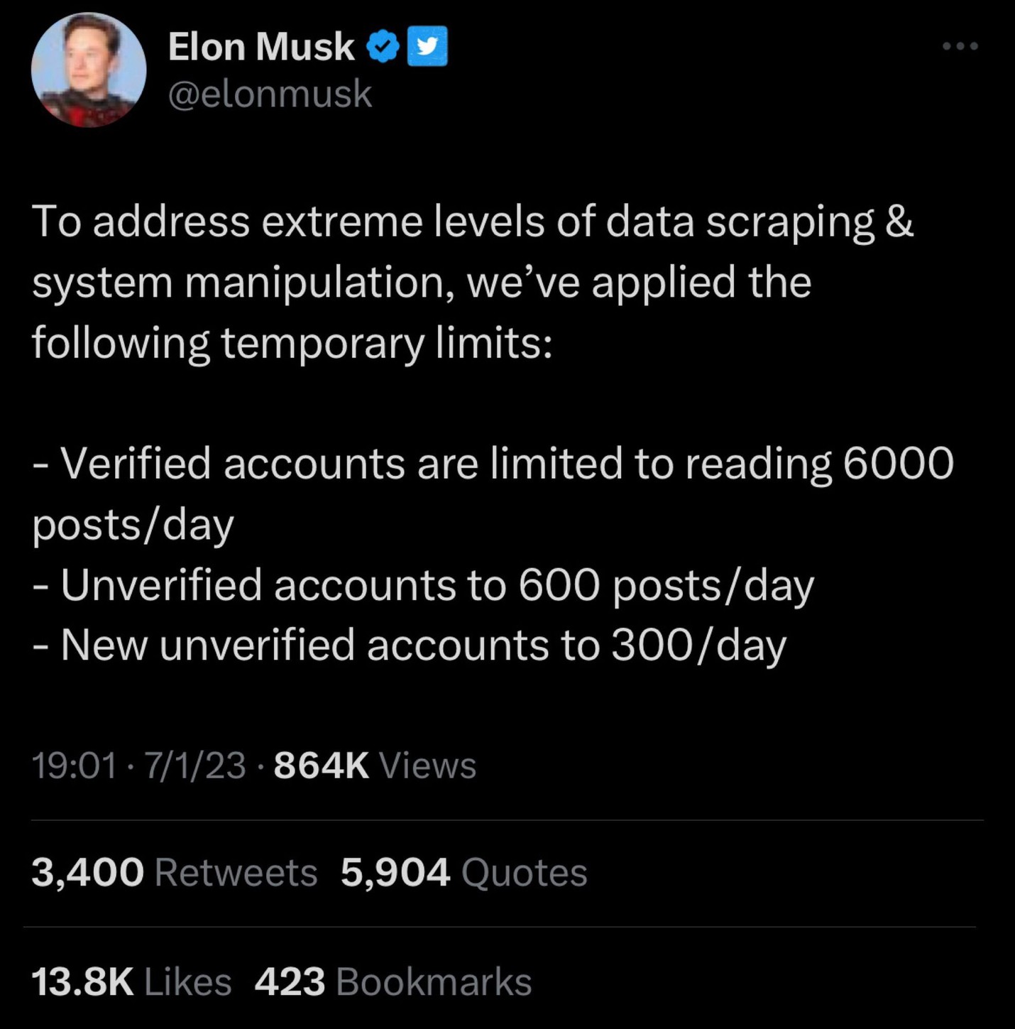 Solovan: "@Nikt They limited how many post you can read" - 🔞 baraag.net