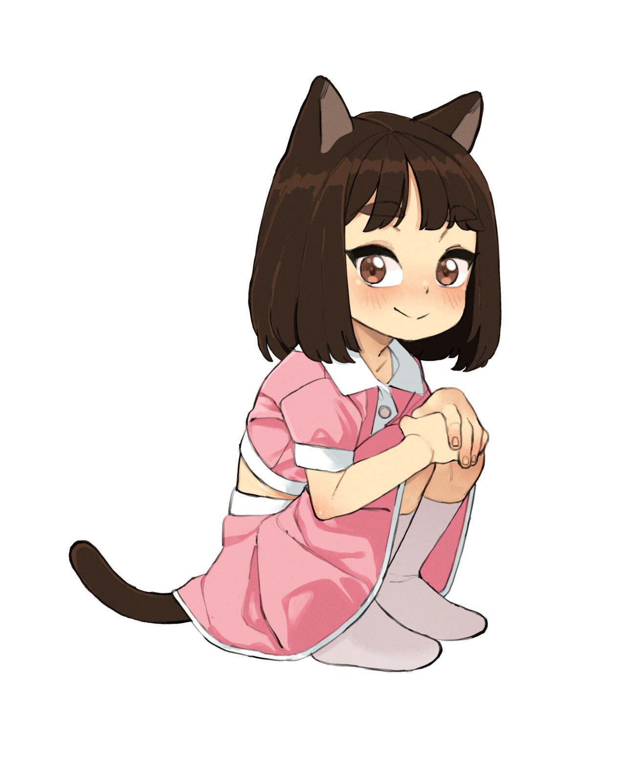 FurryBooru - 2023 animal humanoid bottomwear brown eyes brown hair cat ...