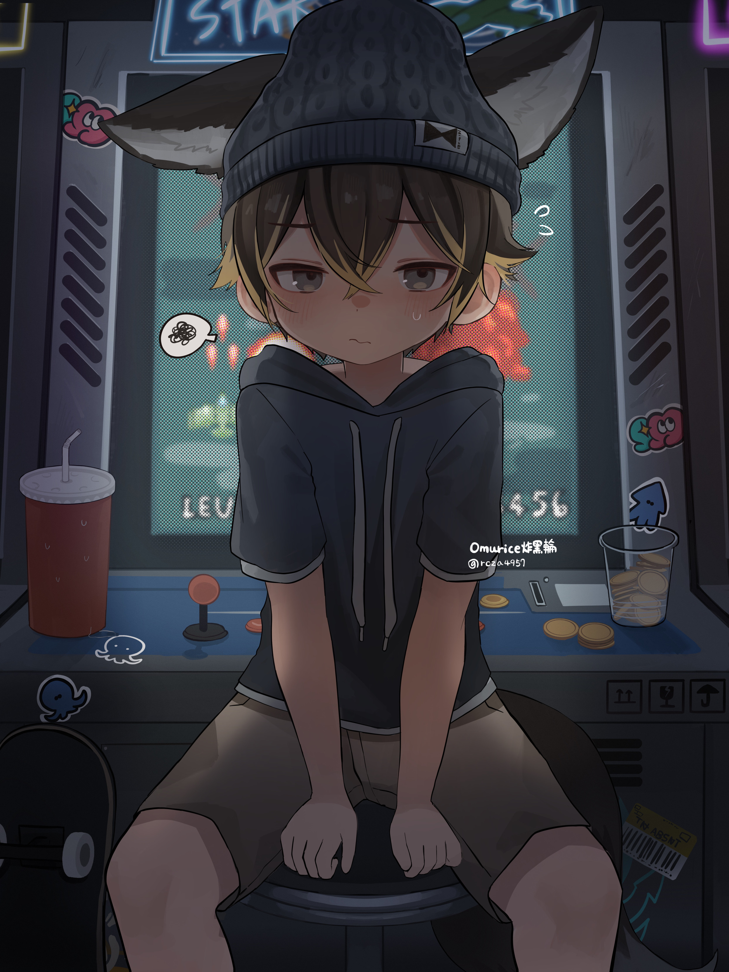 Omurice炸黑輪: "布丁頭玩街機🍮🎮 (完整版 Full version)