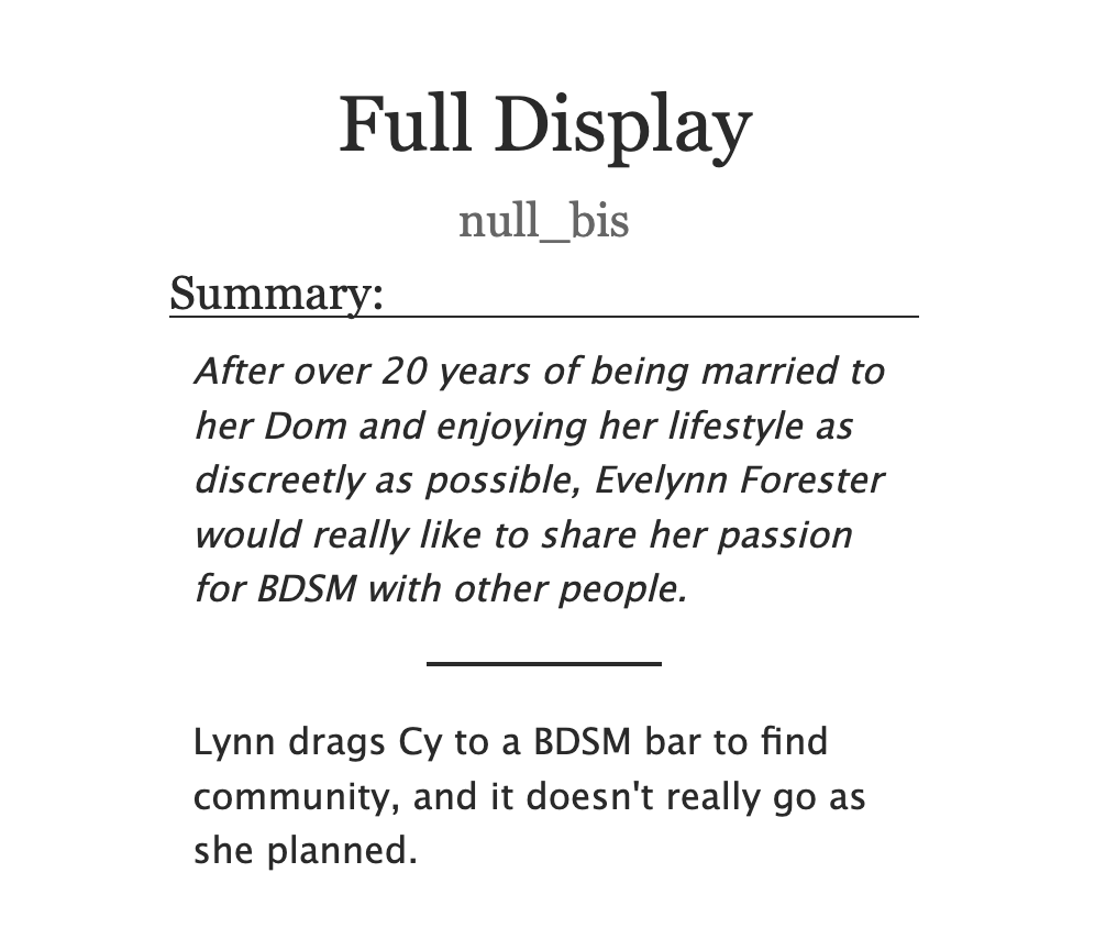 🔞null🔞: "New CyLynn fic! You can read it here: https://arc…" - 🔞 baraag.net