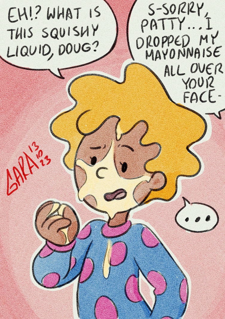 Garabatoz: "20 days of Cumtoberfest. Patty Mayonnaise." - 🔞 baraag.net