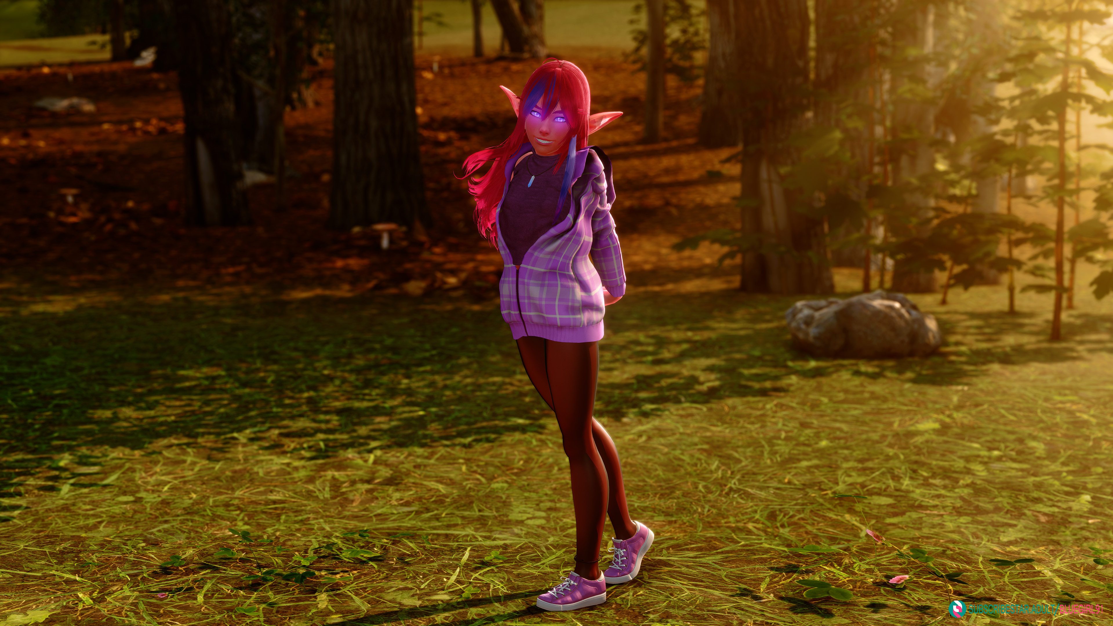 BlueGirl91: "Last autumn Jayli ran around with a pantyhose mos…" - 🔞 ...