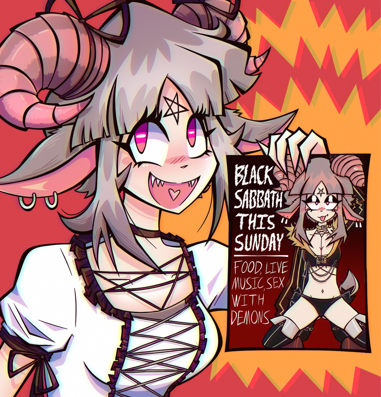 The Big ImageBoard (TBIB) - 2024 2 horns abstract background accessory ...