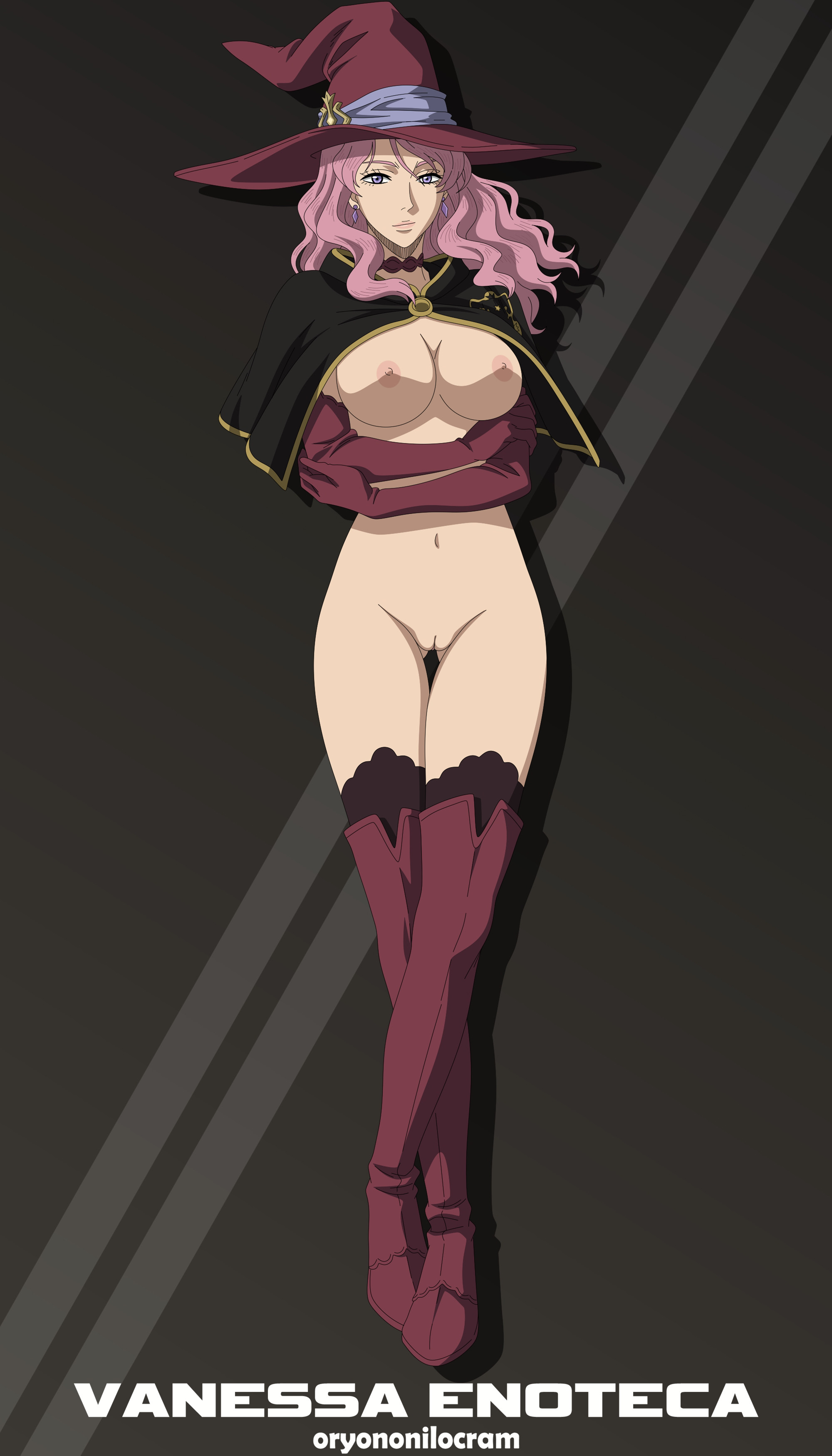 Oryononilocram Vanessa Enoteca Black Clover Absurdres Highres Nude