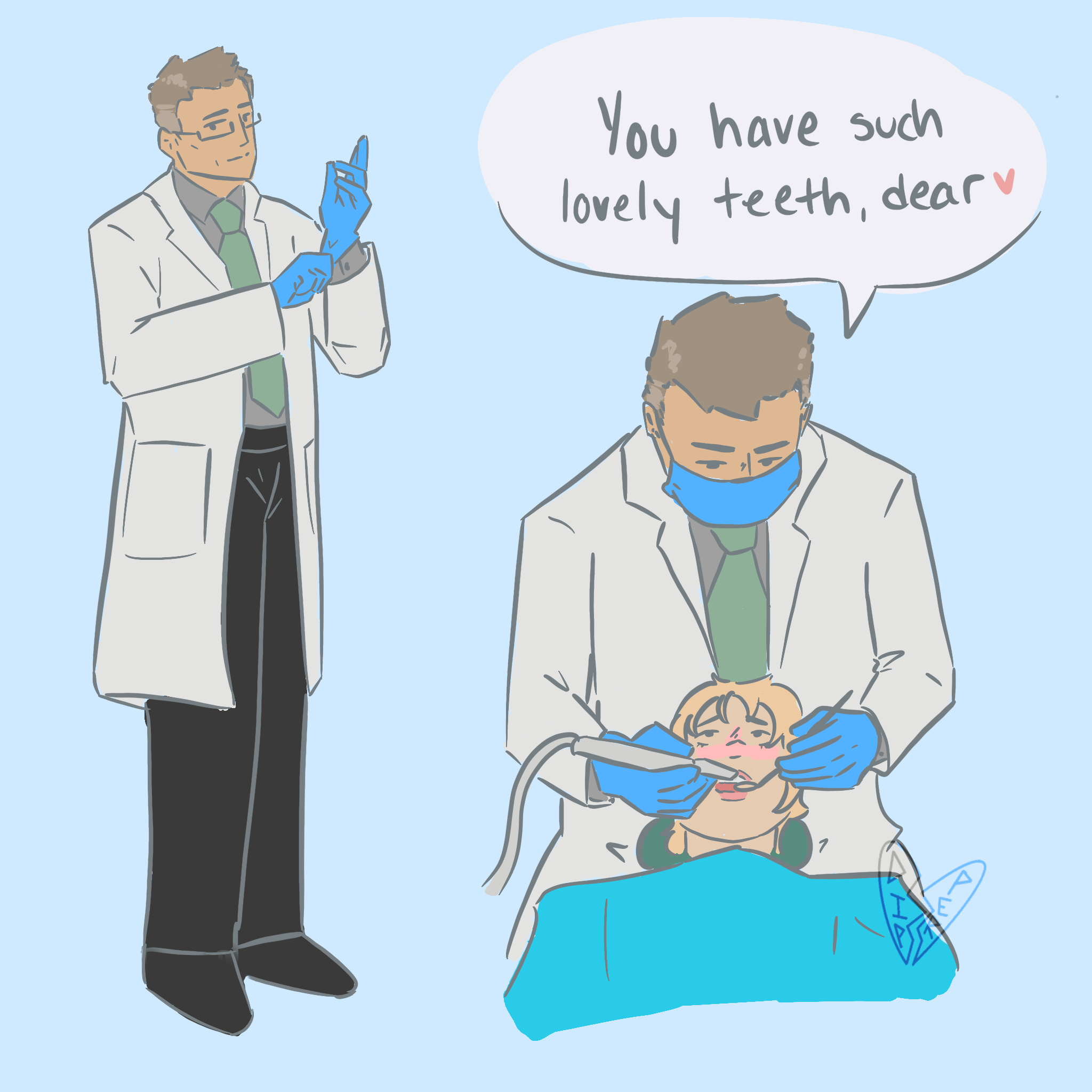 Dipper !!: "dentist dilf ... mm #dilf #dentist #teeth #dento…" - 🔞 ...