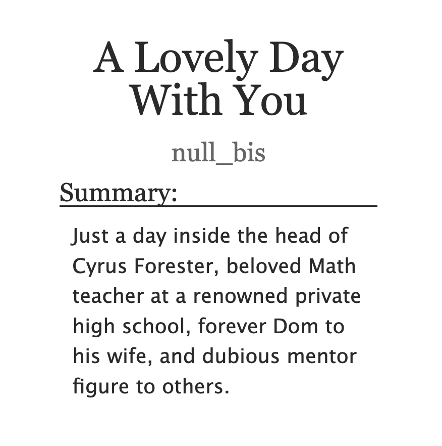 🔞null🔞: "New CyLynn story! This one's entirely from the PO…" - 🔞 baraag.net