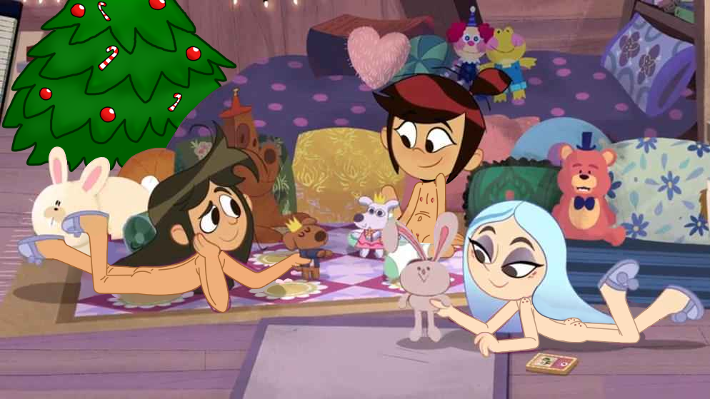 Rob: "Molly Libby and Andrea christmas Slumber party M…" - 🔞 baraag.net