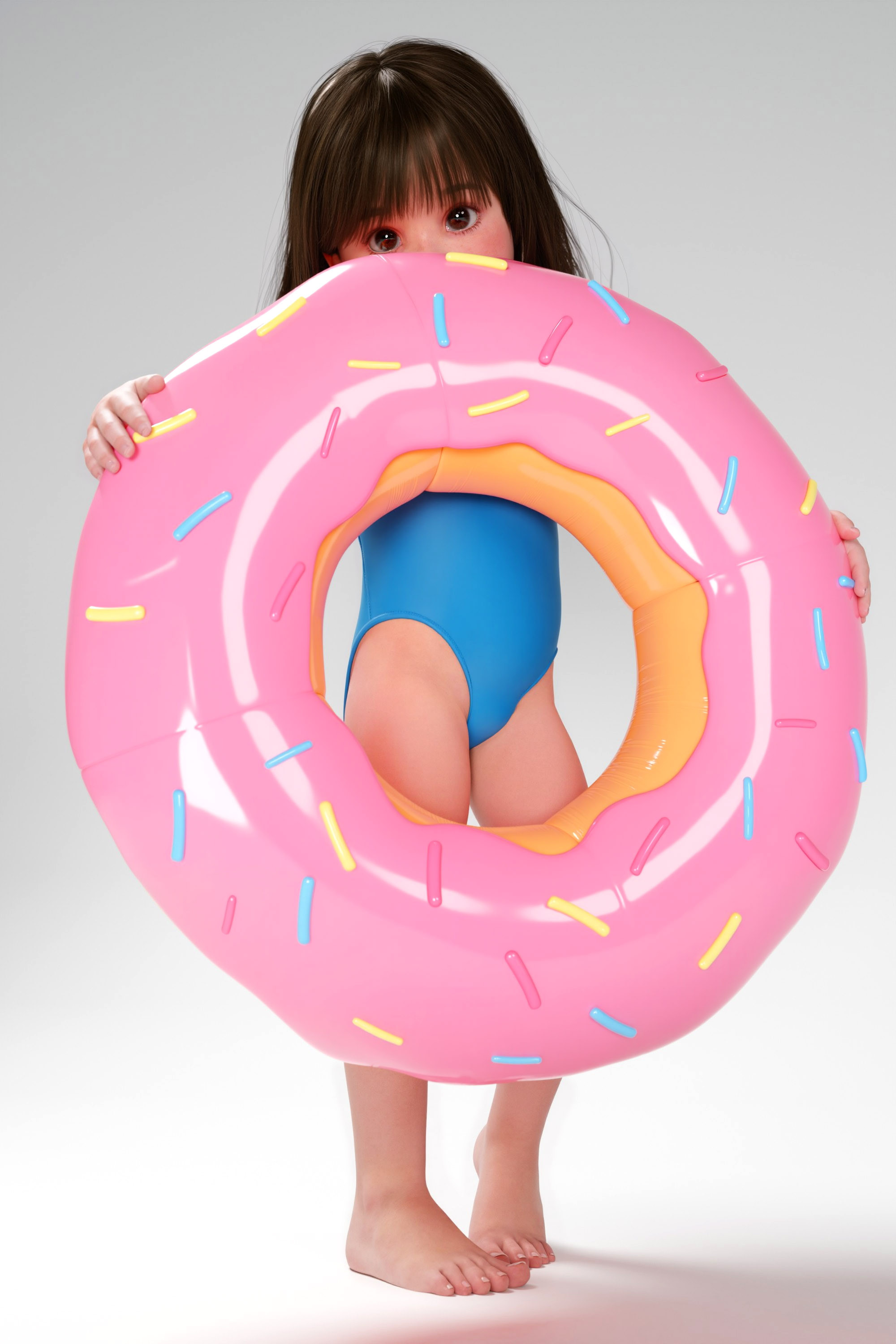 Aurora: "auroar.fanbox.cc/ 🎀 #3d #girl #loli #cute #swim…" - 🔞 baraag.net