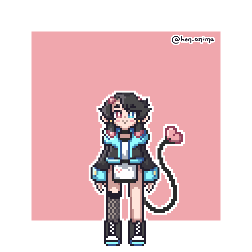 Hen_Anima (Comms Open): "@Malintent yes pixel art is nice and compact ...