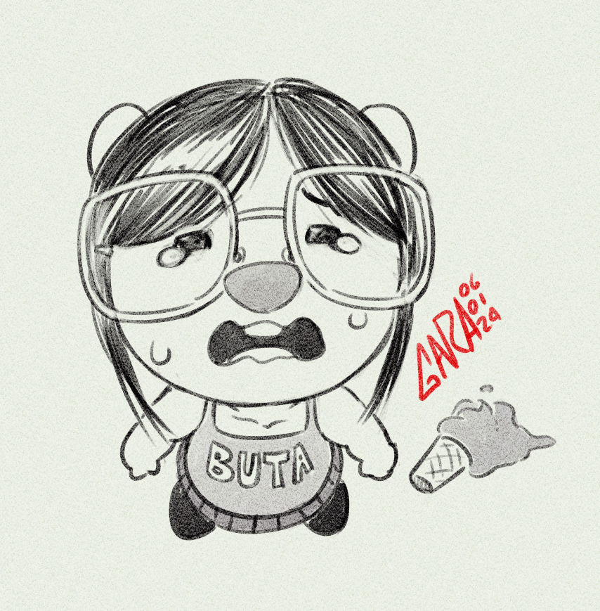 Garabatoz: "Puerca Buta." - 🔞 baraag.net