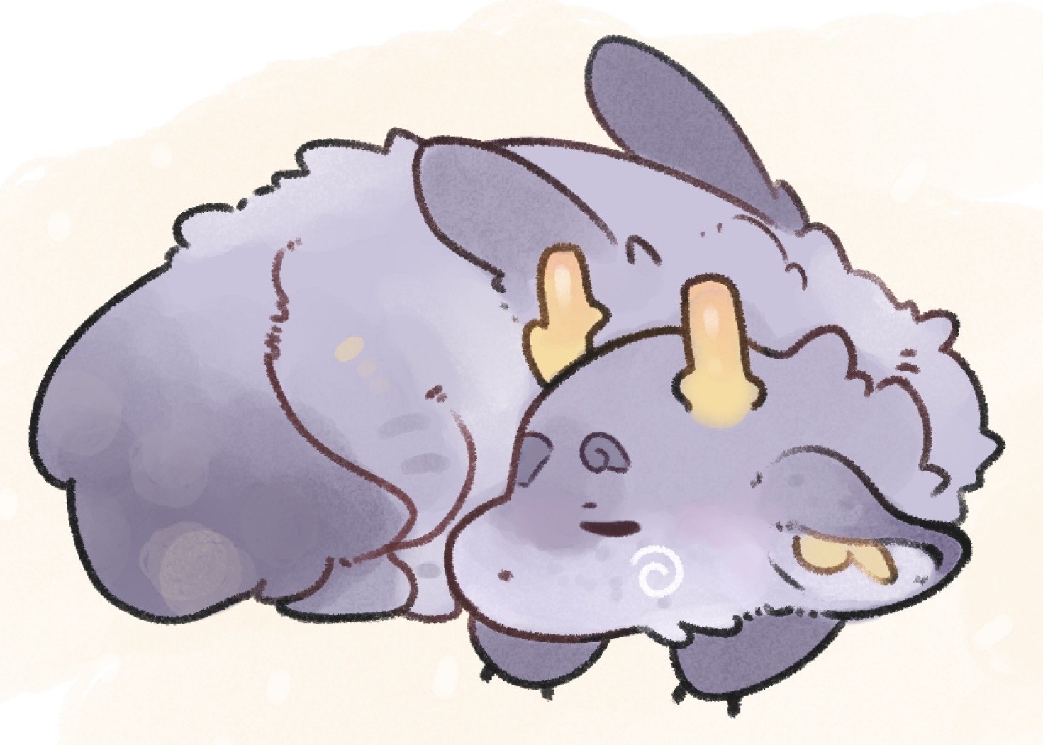 Loki Likes Frogs 🐸: "Friends oc as a fantastical sleepy beast" - 🔞 ...