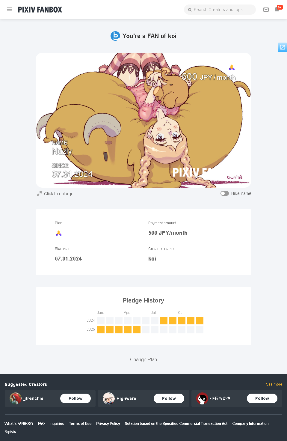 Nuzly: ":fanbox: :baraag: Pixiv Fanbox and Pledge Histor…" - 🔞 baraag.net