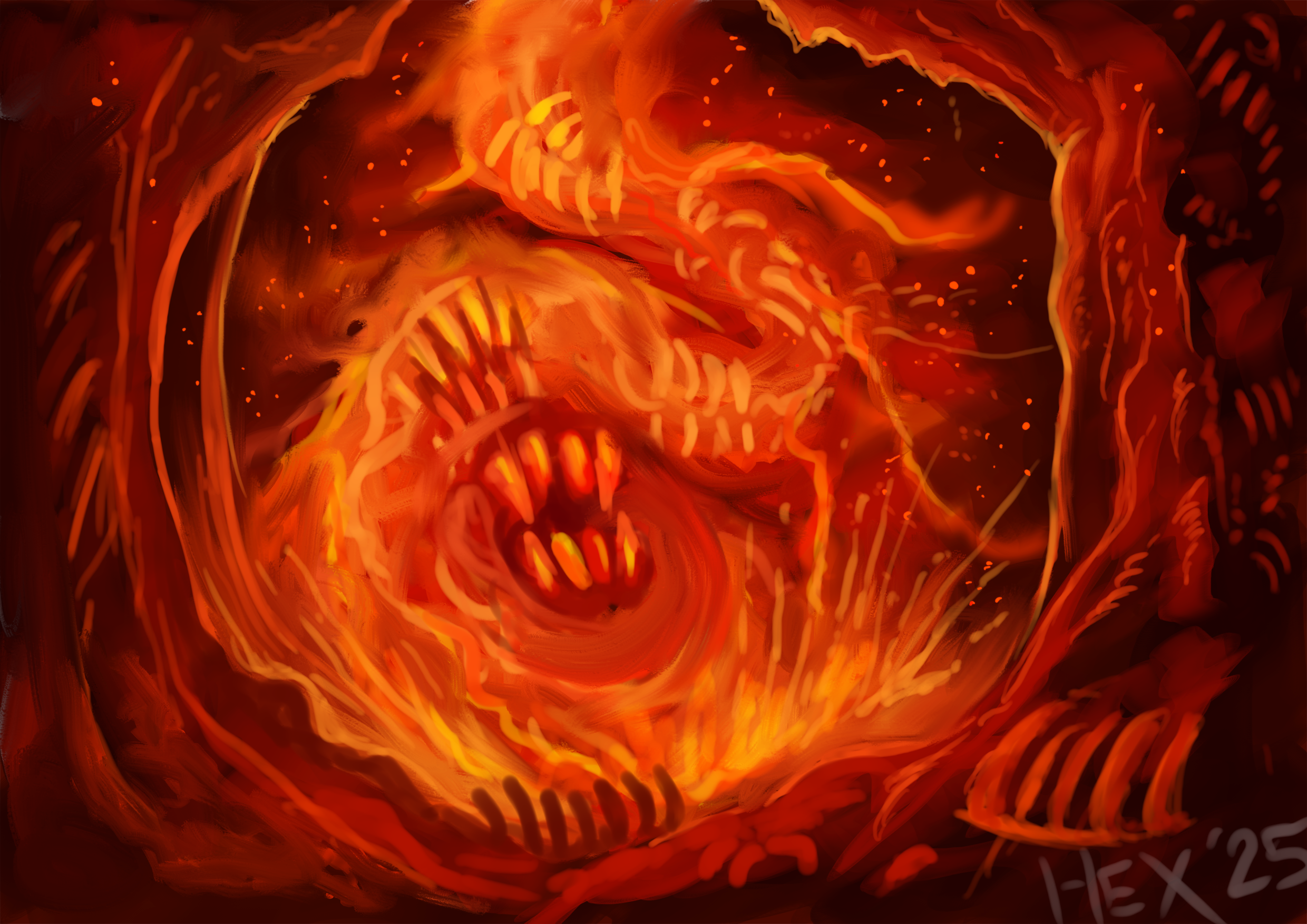 Devil-Hex 🏳‍🌈🏳️‍⚧️: "The Hungry Flame is a primordial entity that inha ...