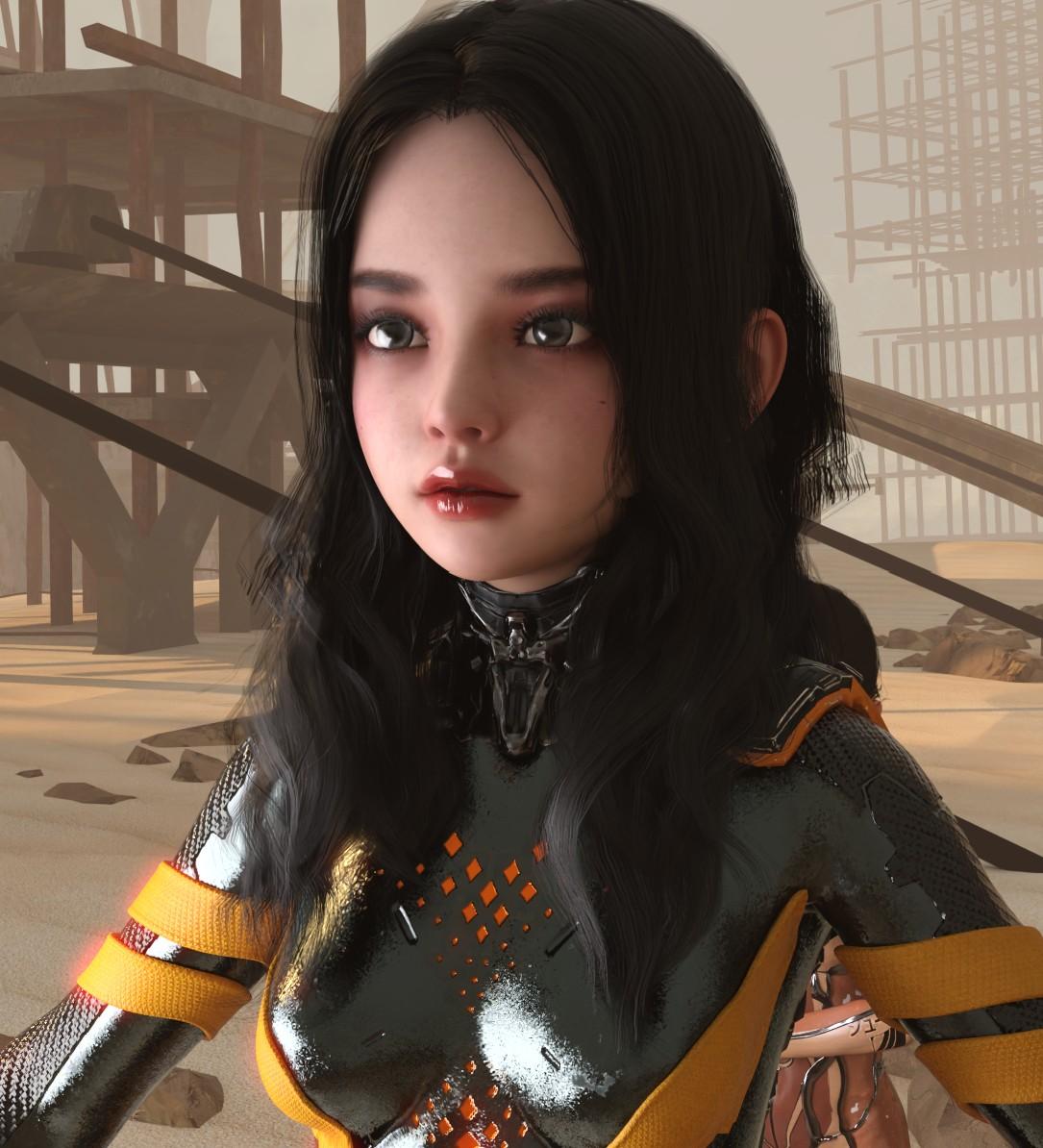 Kaiko: "Small Tachy 🥰 #Tachy #StellarBlade #loli #3dcg" - 🔞 baraag.net