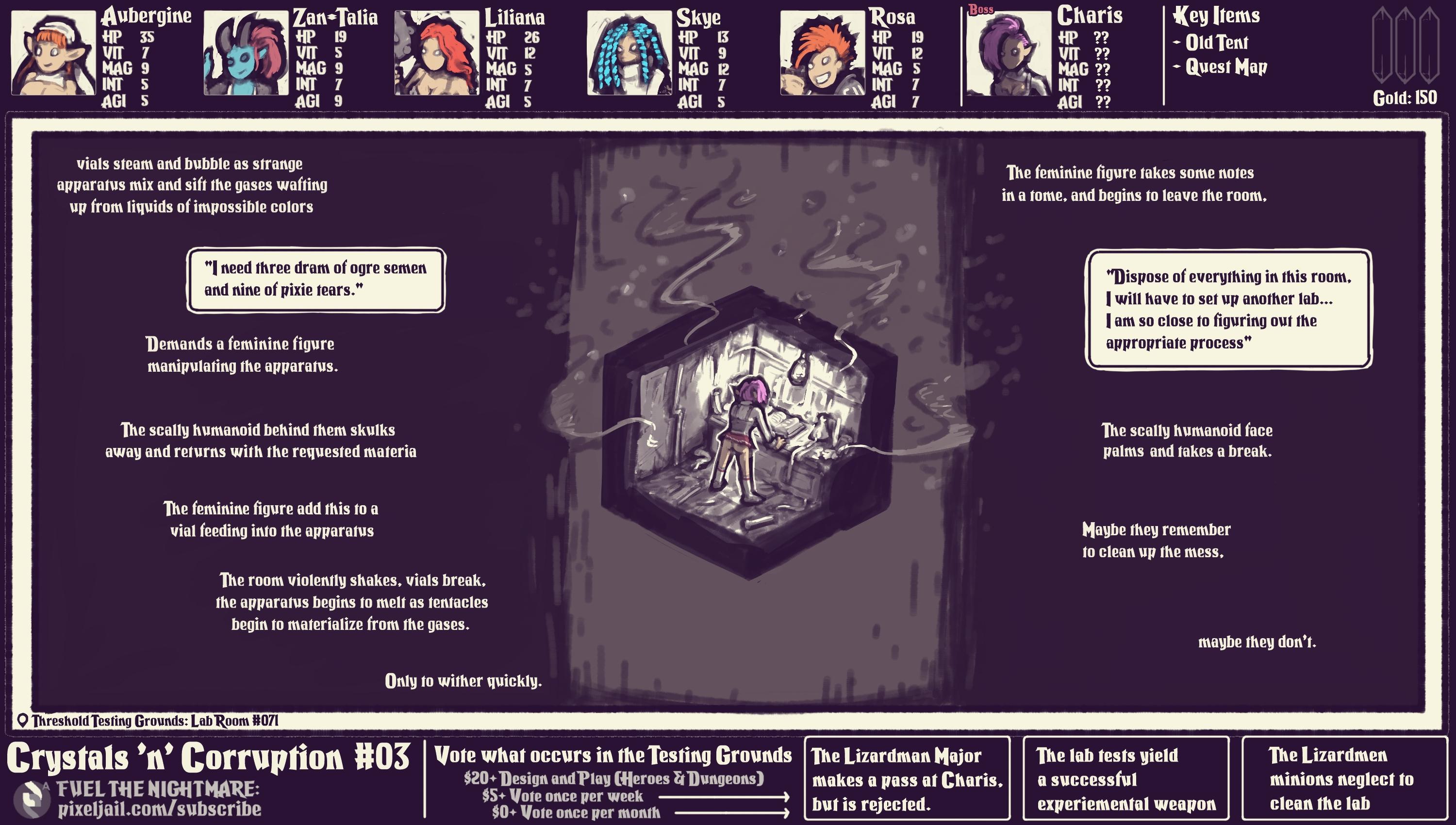 PixelJail: "An interlude pic, a shadowy cutaway to the boss o…" - 🔞 ...